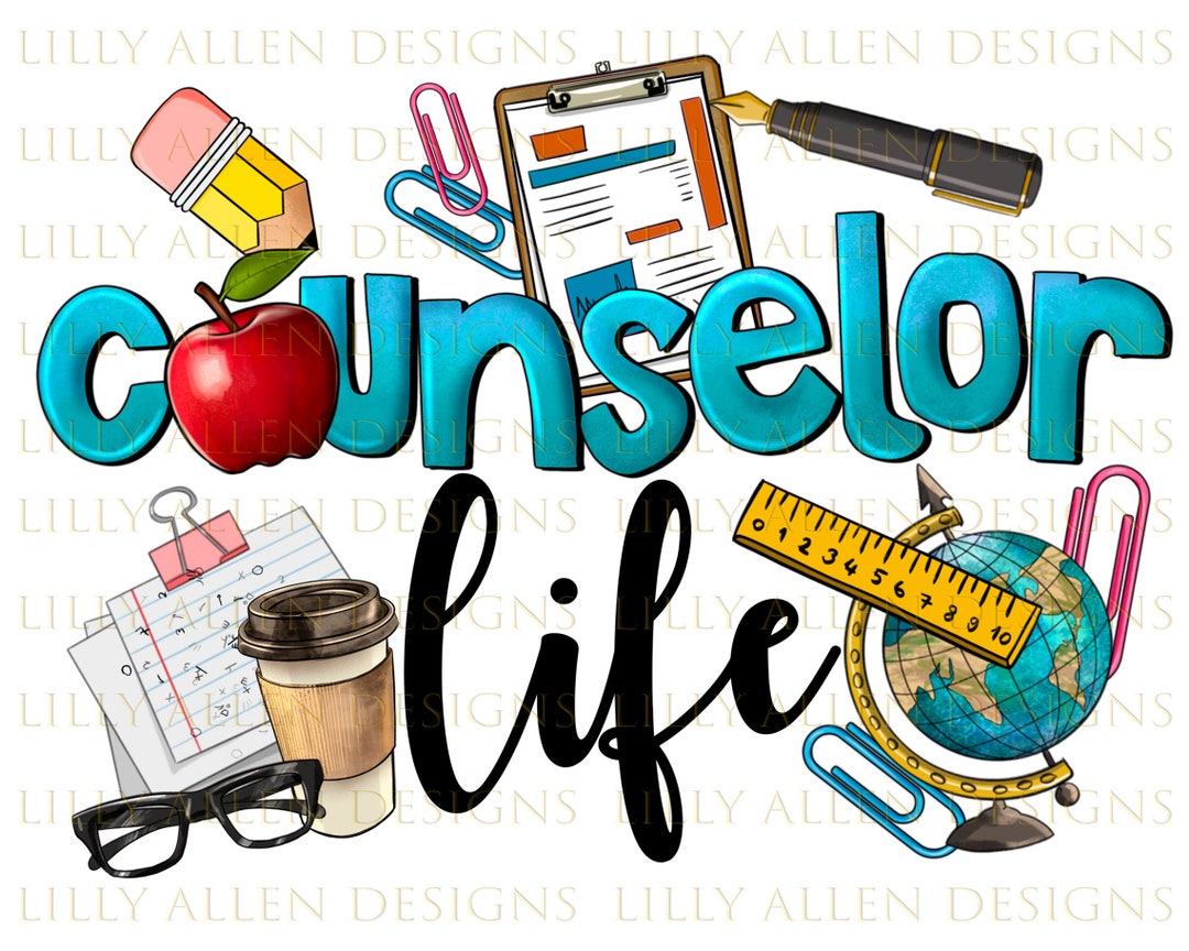 Counselor Life Png Sublimation Design, Counselor Png, Counselor ...