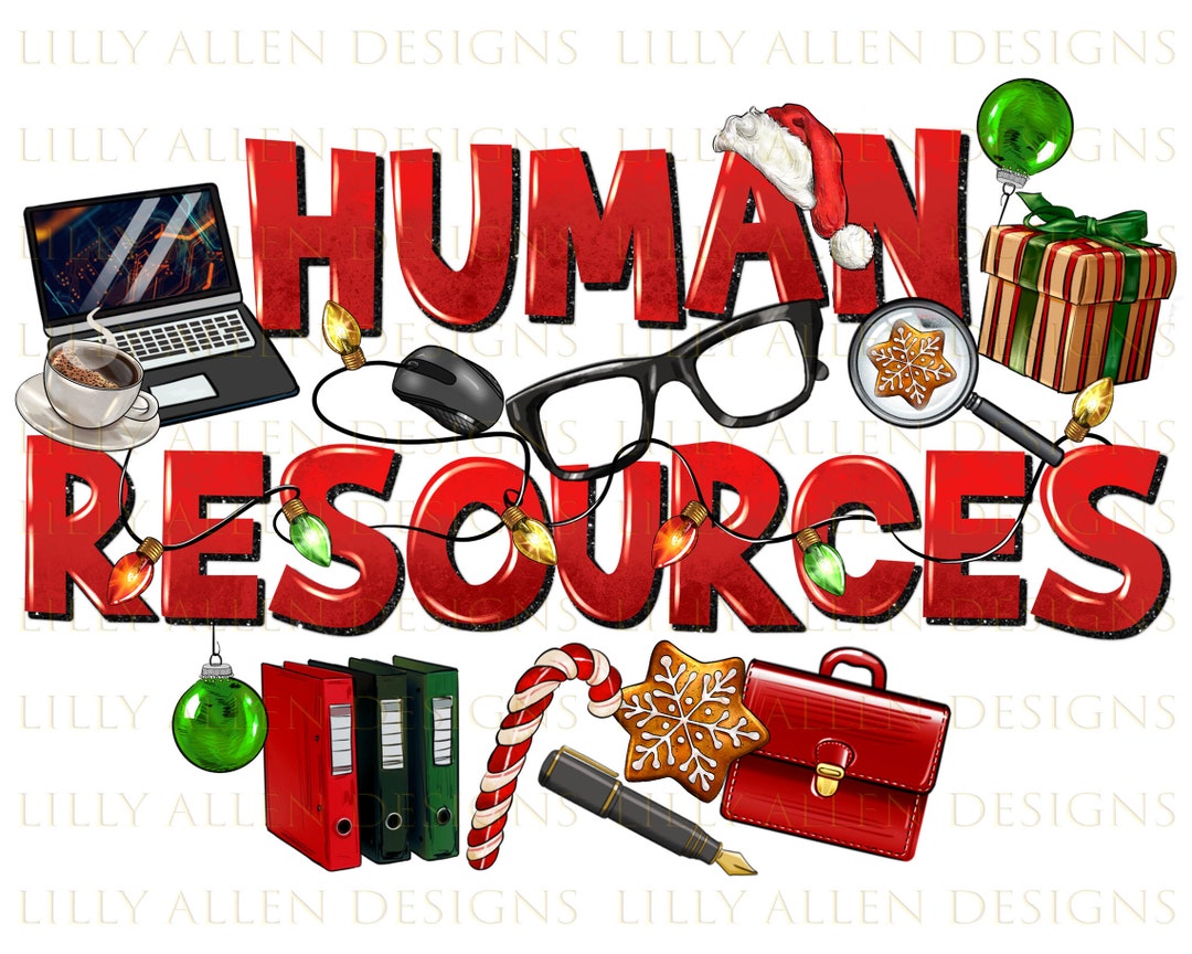 Human Resources Christmas Png Sublimation Design Download, Christmas ...