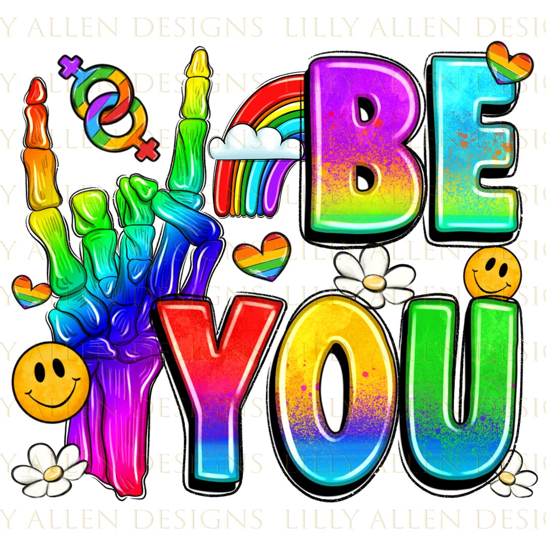 Be You Pride Png Sublimation Design Download, Love is Love Png, LGBTQ ...