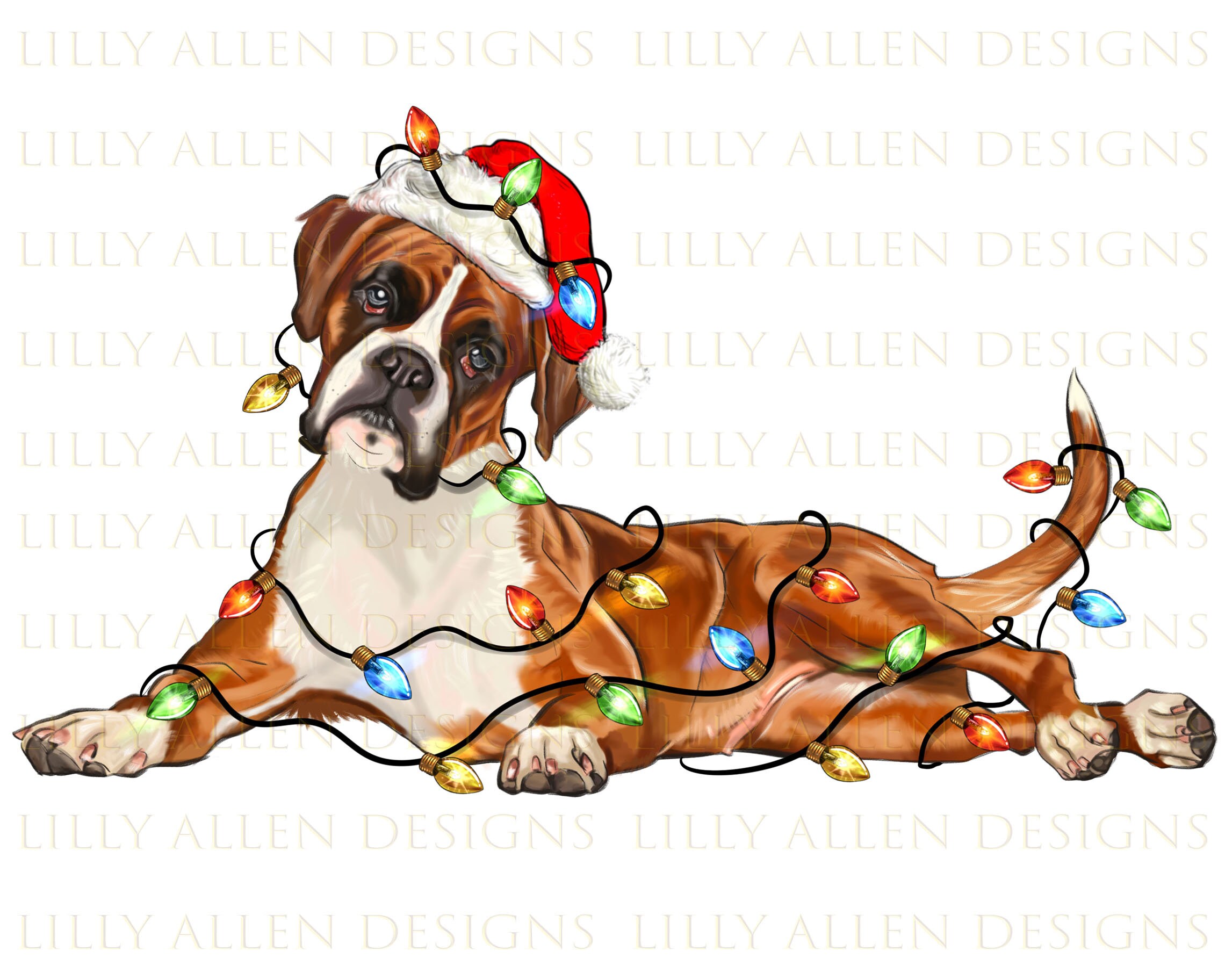 Boxer Dog Sublimation Designs Downloads - Etsy