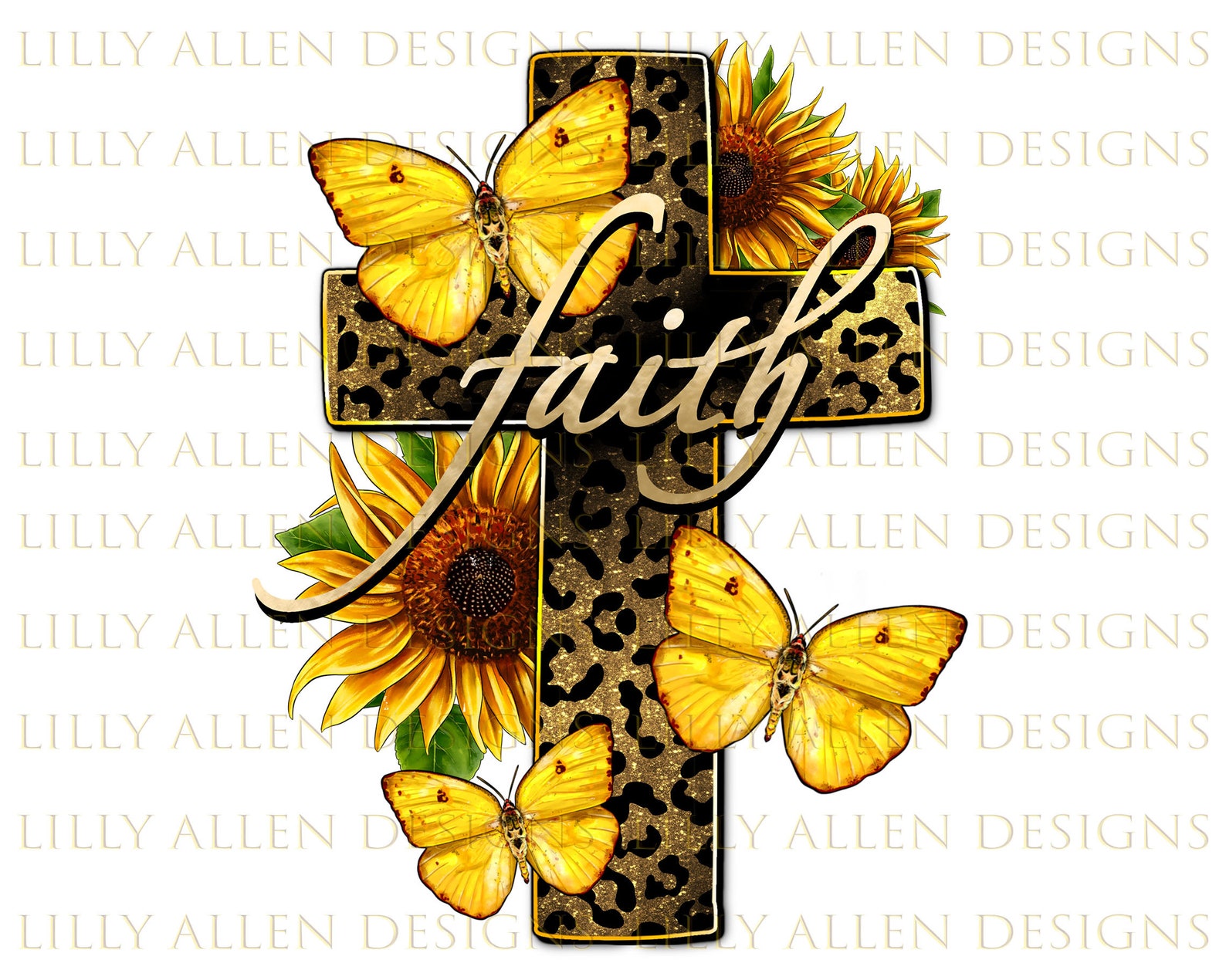 Western Faith Png Sublimation Design Faith With Sunflowers - Etsy