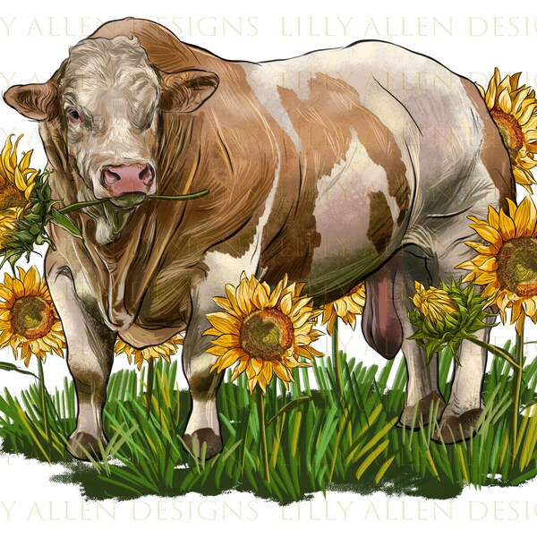 Simmental Bull Svg - Etsy