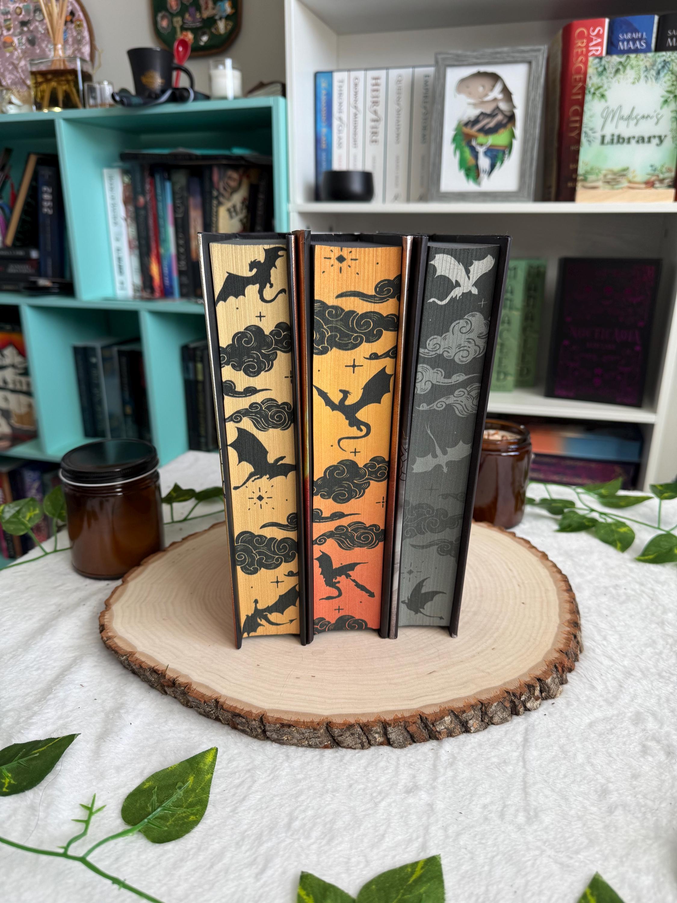 Fourth Wing Sprayed Edges | Iron Flame | Onyx Storm | Digital Edges ...