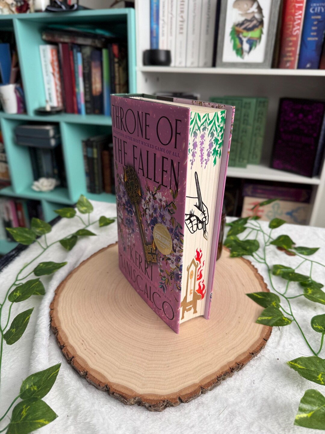 Throne of the Fallen With Sprayed Edges Sprayed Edge Book Custom ...