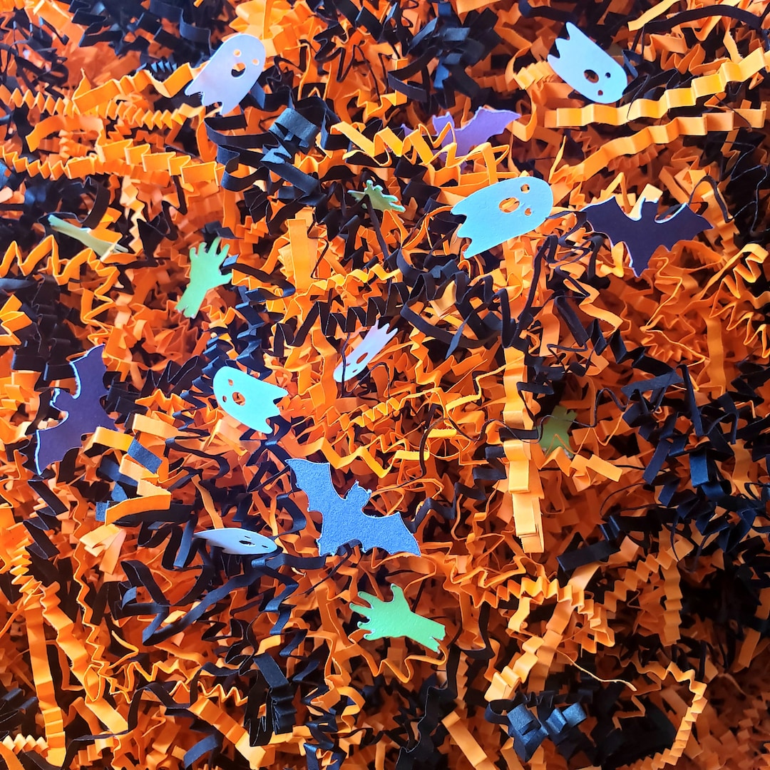 1/2lb Halloween Crinkle Paper Shred Crafts Gifts Packaging - Etsy