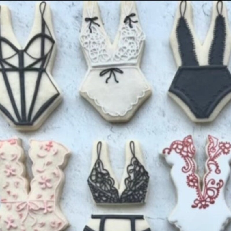 Lingerie Cookies - Etsy