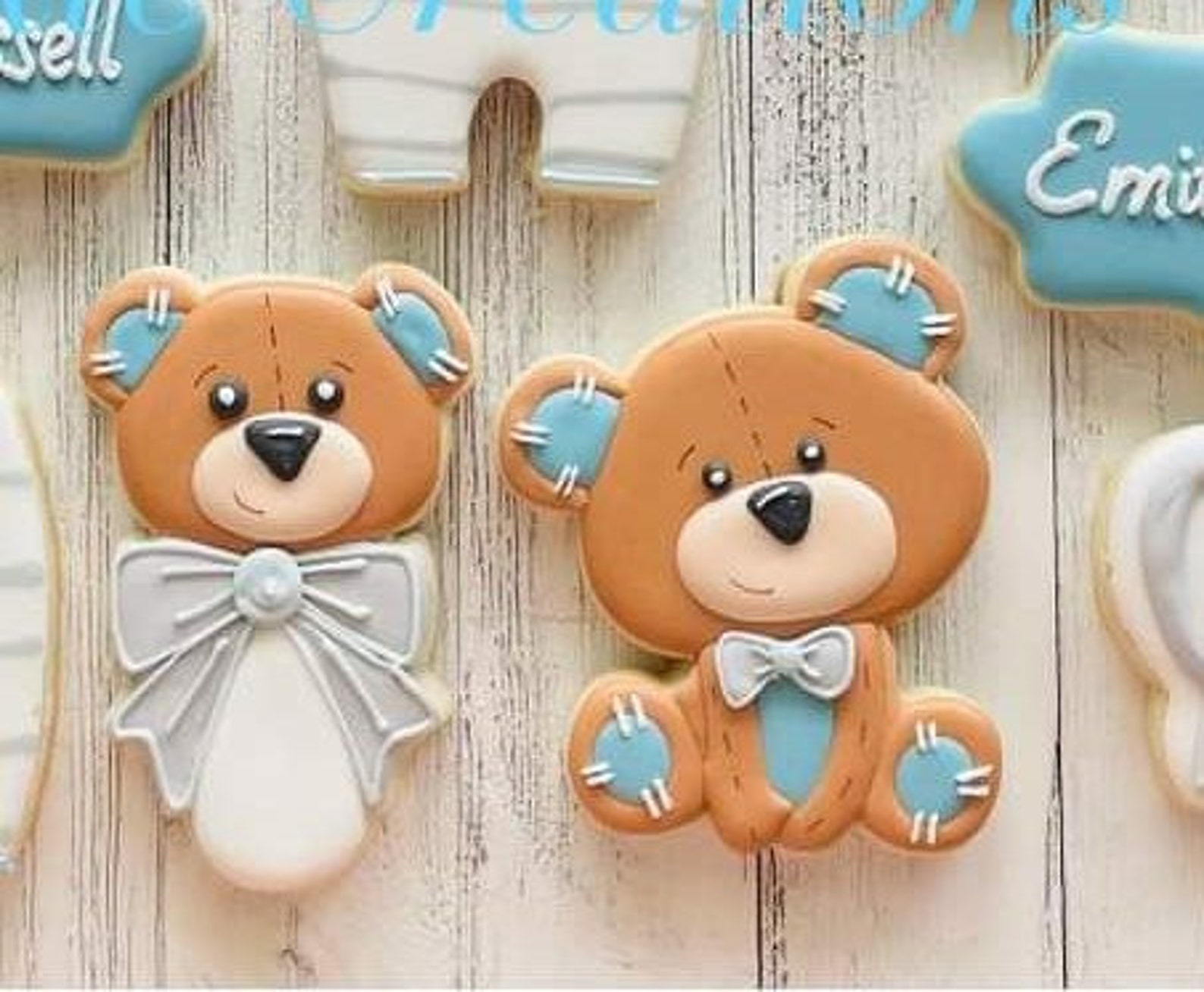 Baby Bear & Rattle 2 Piece Cookie Cutter - Etsy