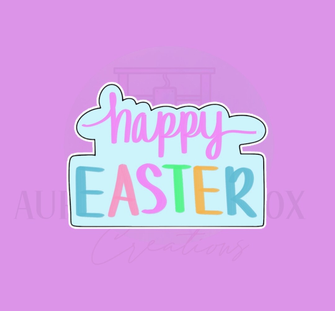 Happy Easter #2 | Cookie Cutter - Etsy