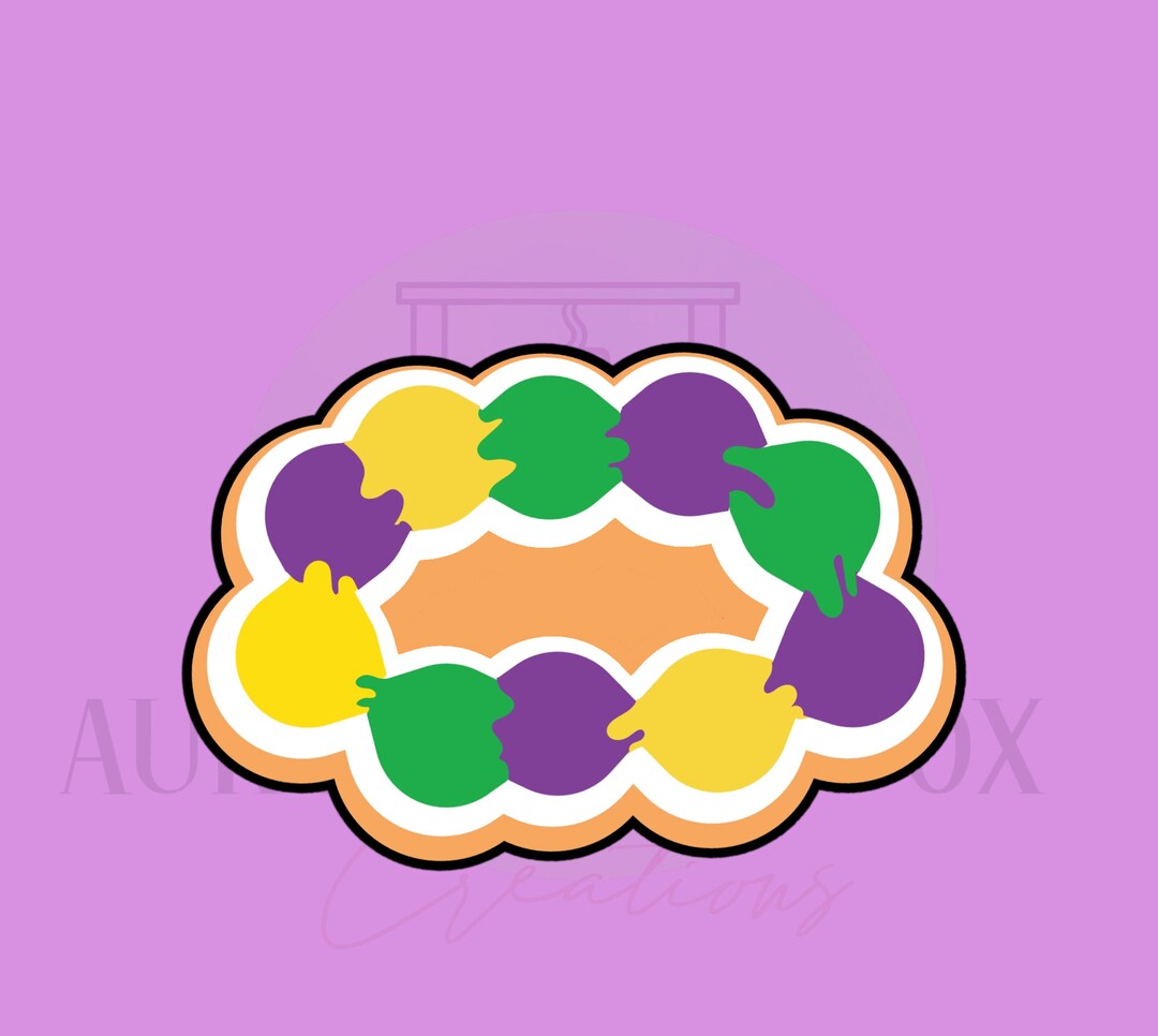 King Cake | Cookie Cutter - Etsy