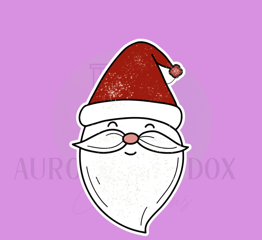 Santa Long Beard | Cookie Cutter - Etsy