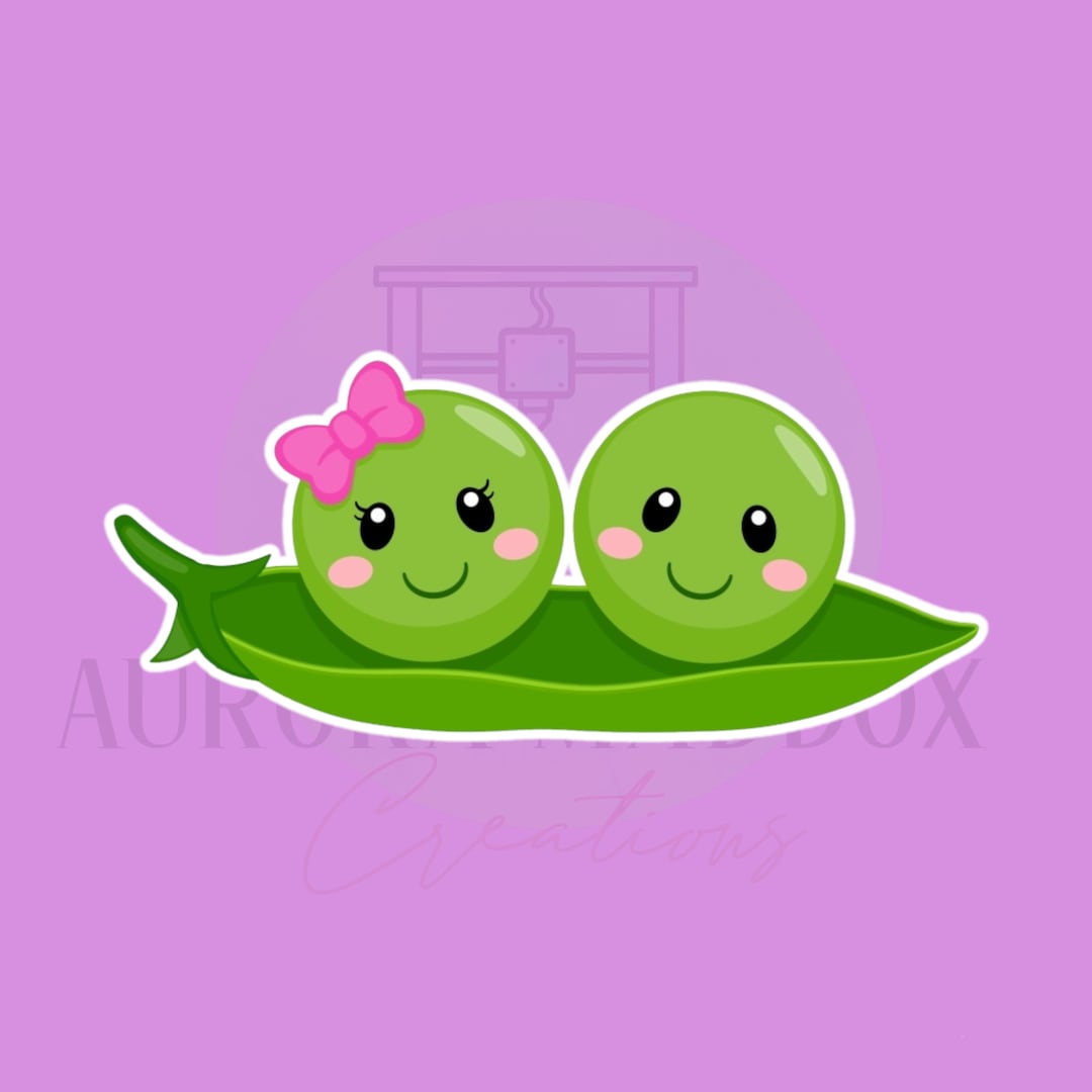 Peas in a Pod Cookie Cutter - Etsy