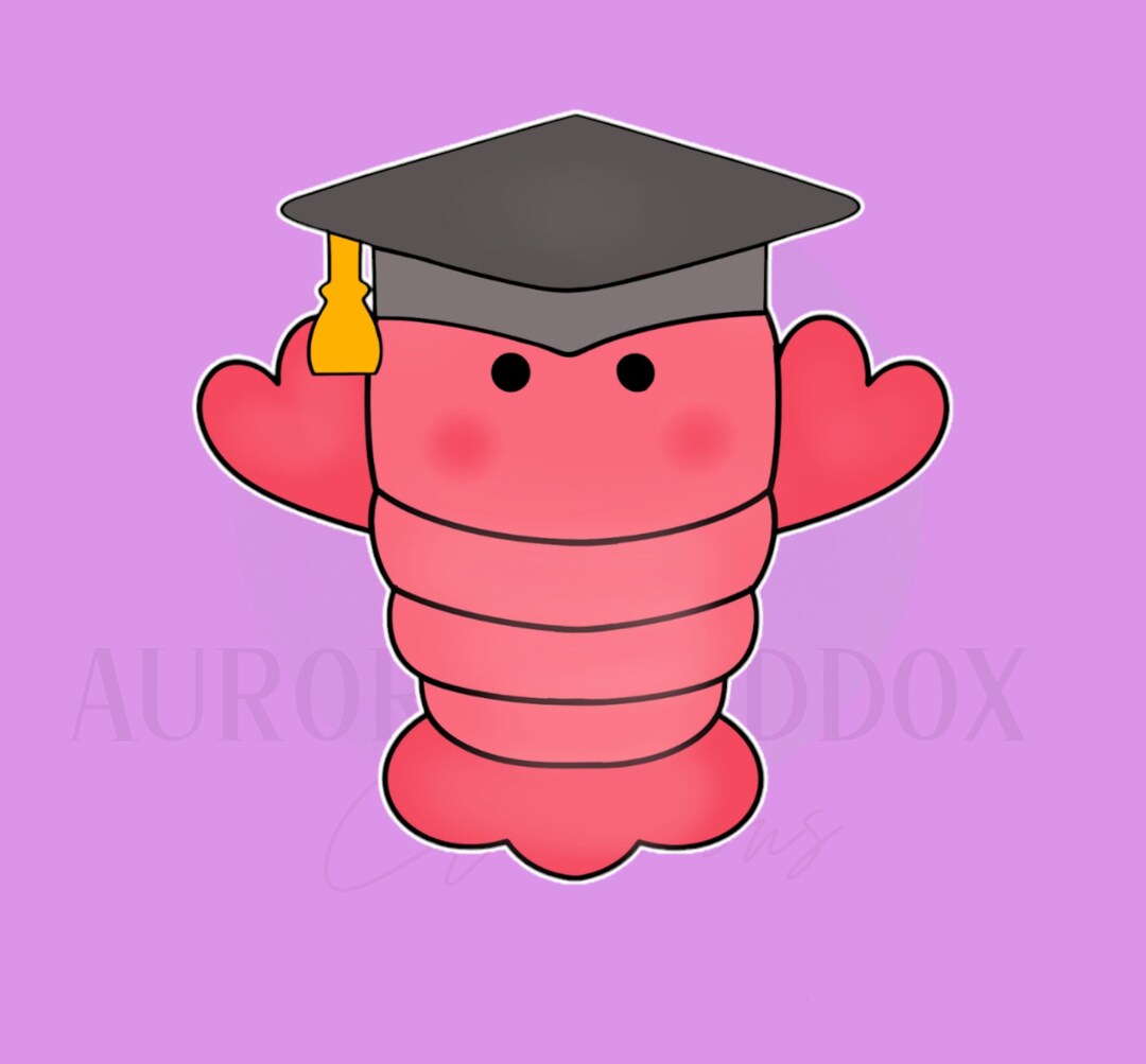 Crawfish Grad Cookie Cutter - Etsy