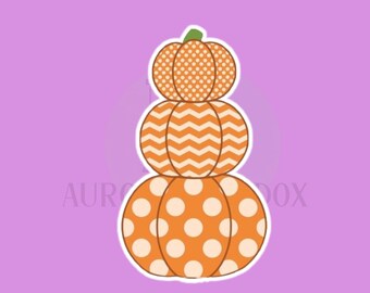 Pumpkin Stack Cookie Cutter Set - Etsy