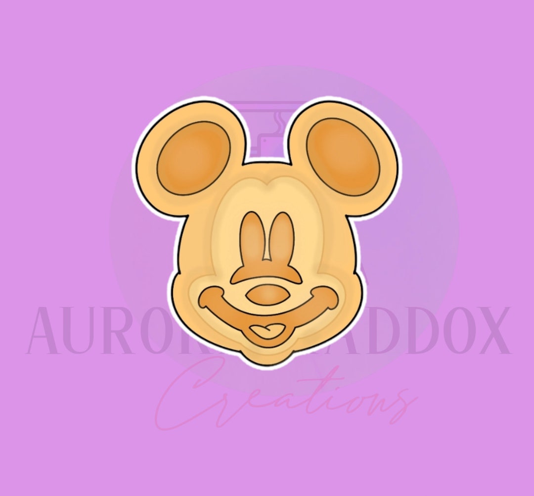 Mouse Ears Waffle Cookie Cutter - Etsy