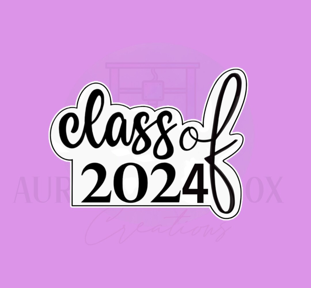 Class of 2024 Plaque #3 Cookie Cutter - Etsy