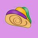 King Cake Slice | Cookie Cutter - Etsy