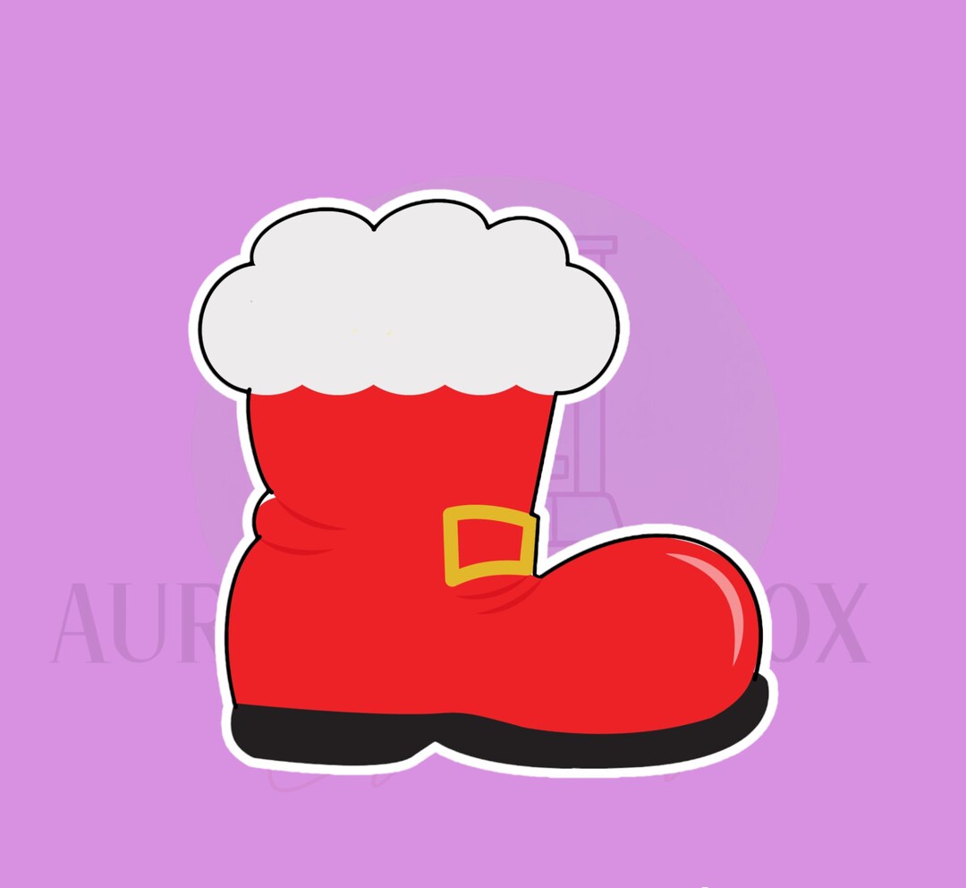 Santa Boot Cookie Cutter - Etsy