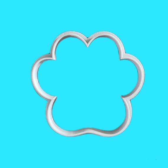 Paw Print Cookie Cutter Outline - Etsy