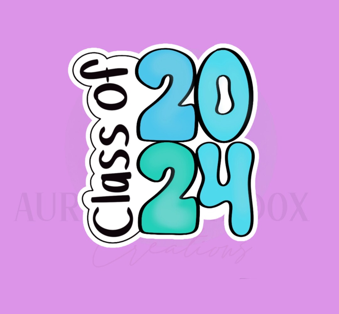 Class of 2024 With Wording Cookie Cutter - Etsy