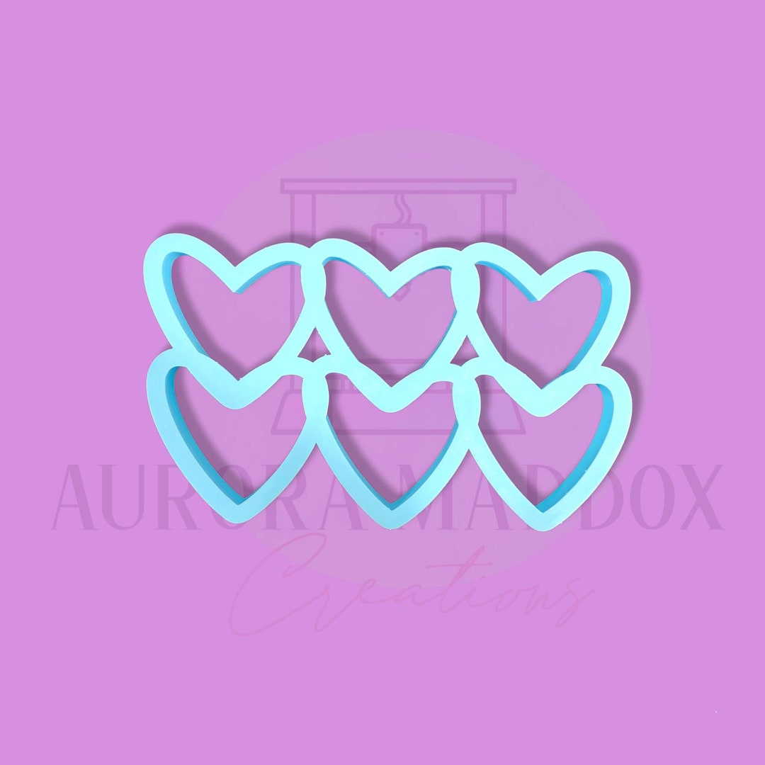 Sharp Heart Multi Cookie Cutter - Etsy