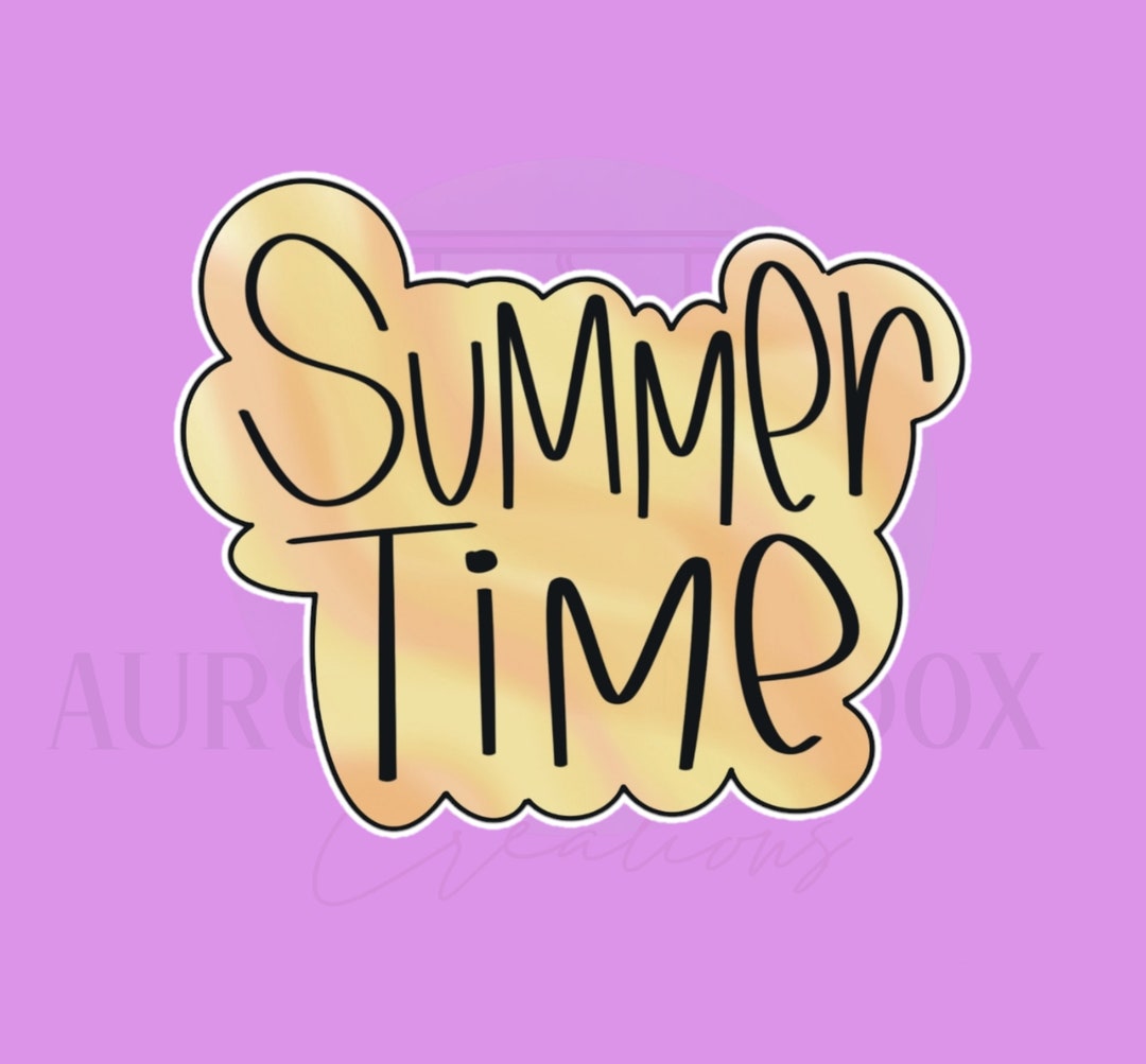 Summer Time Cookie Cutter - Etsy