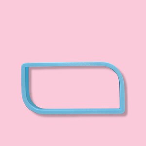 Rounded Rectangle Plaque Cookie Cutter - Etsy