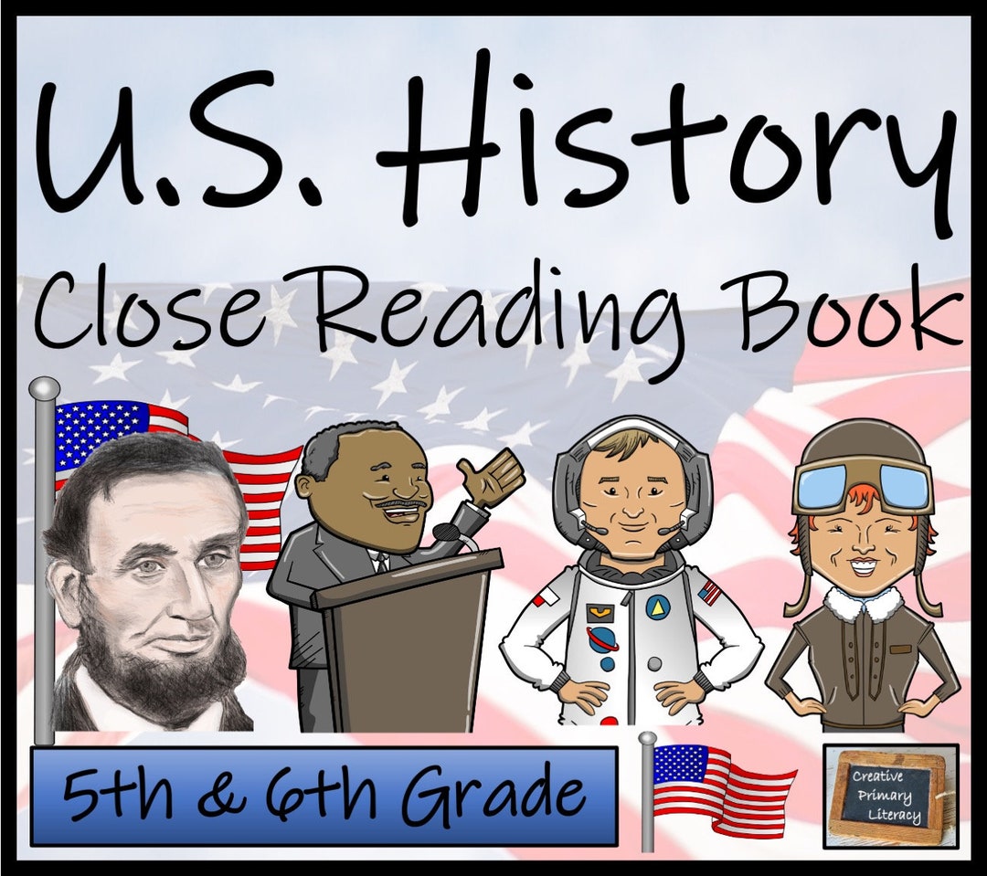 U.S. History Close Reading Activity Book | 5th Grade & 6th Grade - Etsy
