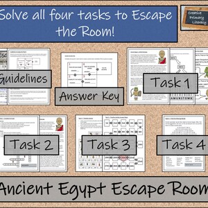 Ancient Egypt Escape Room Activity - Etsy