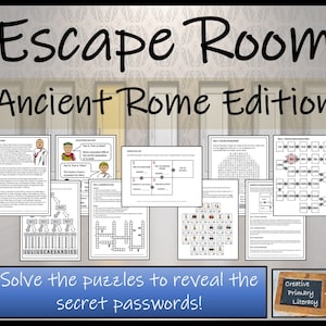 Ancient Rome Escape Room Activity - Etsy