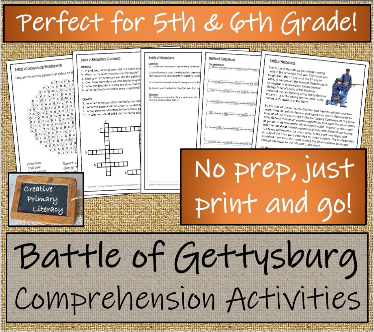 American Civil War Close Reading Activity Book | 5th Grade & 6th Grade ...