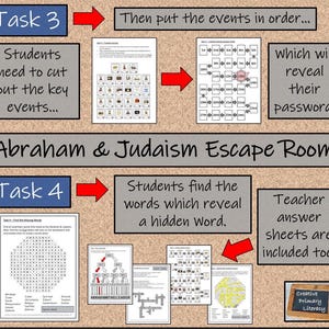 Abraham and the Birth of Judaism Escape Room Activity - Etsy