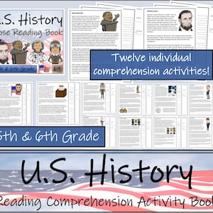 U.S. History Close Reading Activity Book | 5th Grade & 6th Grade - Etsy