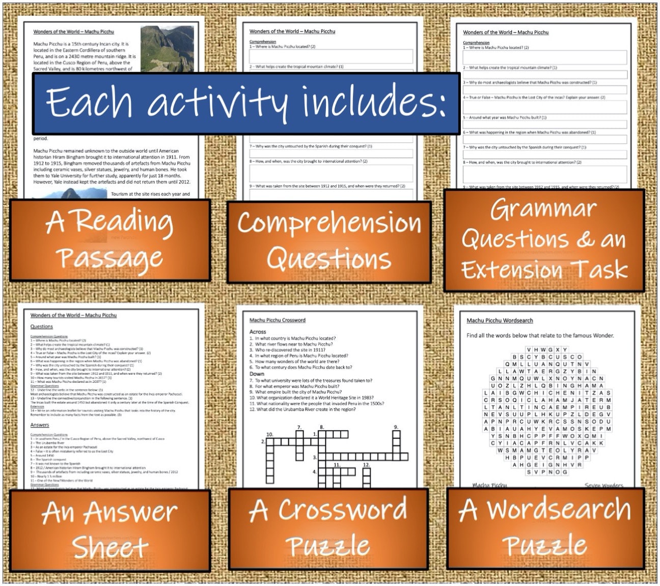 Seven Wonders of the World Close Reading Book | 5th Grade & 6th Grade ...