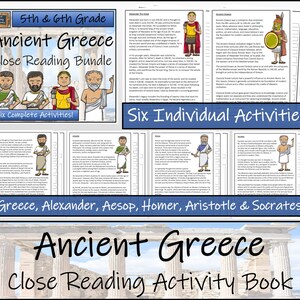 Ancient History Close Reading Book Bundle | 5th Grade & 6th Grade - Etsy