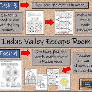 Indus Valley Civilization Escape Room Activity - Etsy