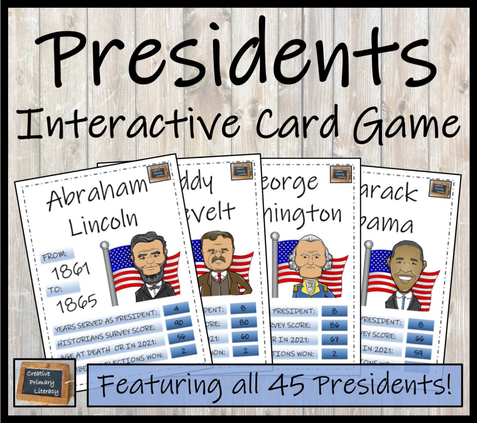 American Presidents Trading Cards Top Trumps Game - Etsy