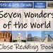 Seven Wonders of the World Close Reading Book | 5th Grade & 6th Grade ...