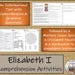 Queen Elizabeth I Close Reading Comprehension Activities | 5th Grade ...