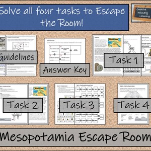 Ancient Mesopotamia Escape Room Activity - Etsy
