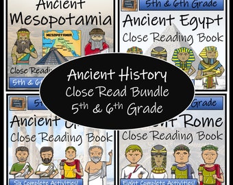 Ancient Egypt Close Reading Book | 5th Grade & 6th Grade - Etsy