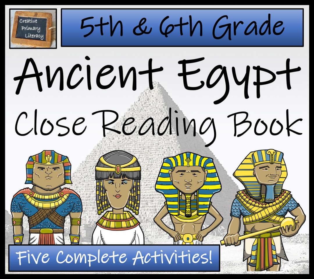 Ancient Egypt Close Reading Book | 5th Grade & 6th Grade - Etsy
