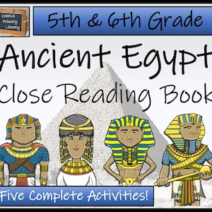 Ancient Egypt Close Reading Book | 5th Grade & 6th Grade - Etsy
