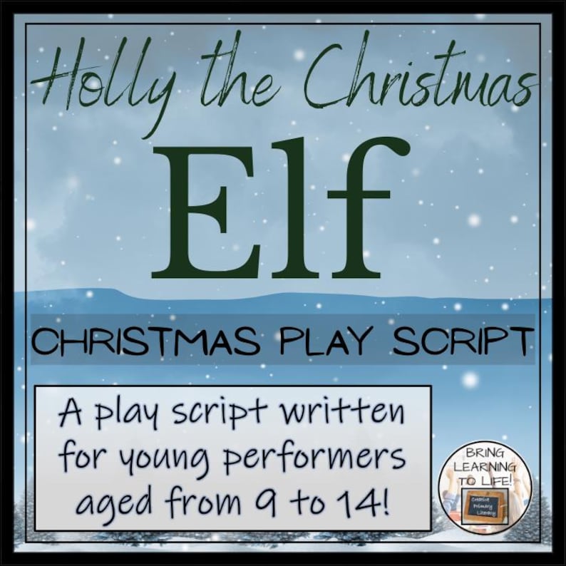 Christmas Play Script - Holly the Christmas Elf - Etsy