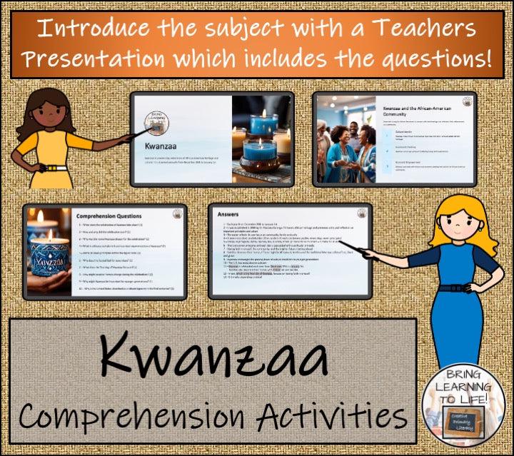 Kwanzaa Close Reading Comprehension Activities | 5th & 6th Grade - Etsy