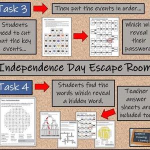 Independence Day Escape Room Activity - Etsy