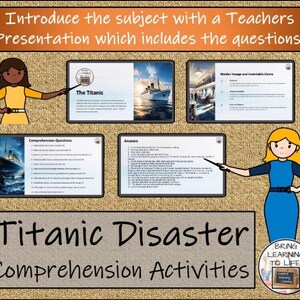 Titanic Close Reading Comprehension Activities | 5th Grade & 6th Grade ...