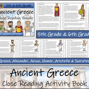 Ancient Greece Close Reading Book | 5th Grade & 6th Grade - Etsy