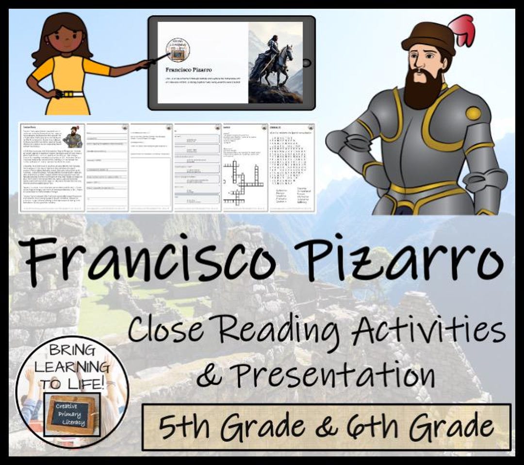 Francisco Pizarro Close Reading Comprehension Activities | 5th Grade ...