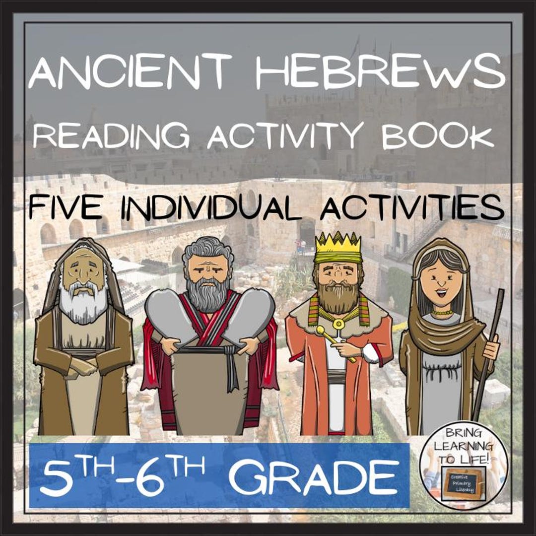 Ancient Hebrews Close Reading Comprehension Book | 5th Grade & 6th ...
