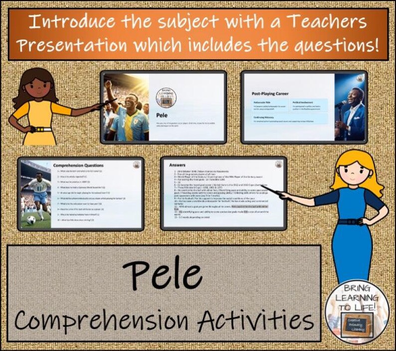 Pele Close Reading Comprehension Activities | 5th Grade & 6th Grade - Etsy